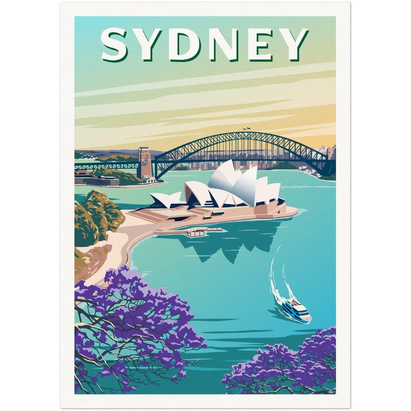 Sydney Travel Poster, Australia – VivaHome