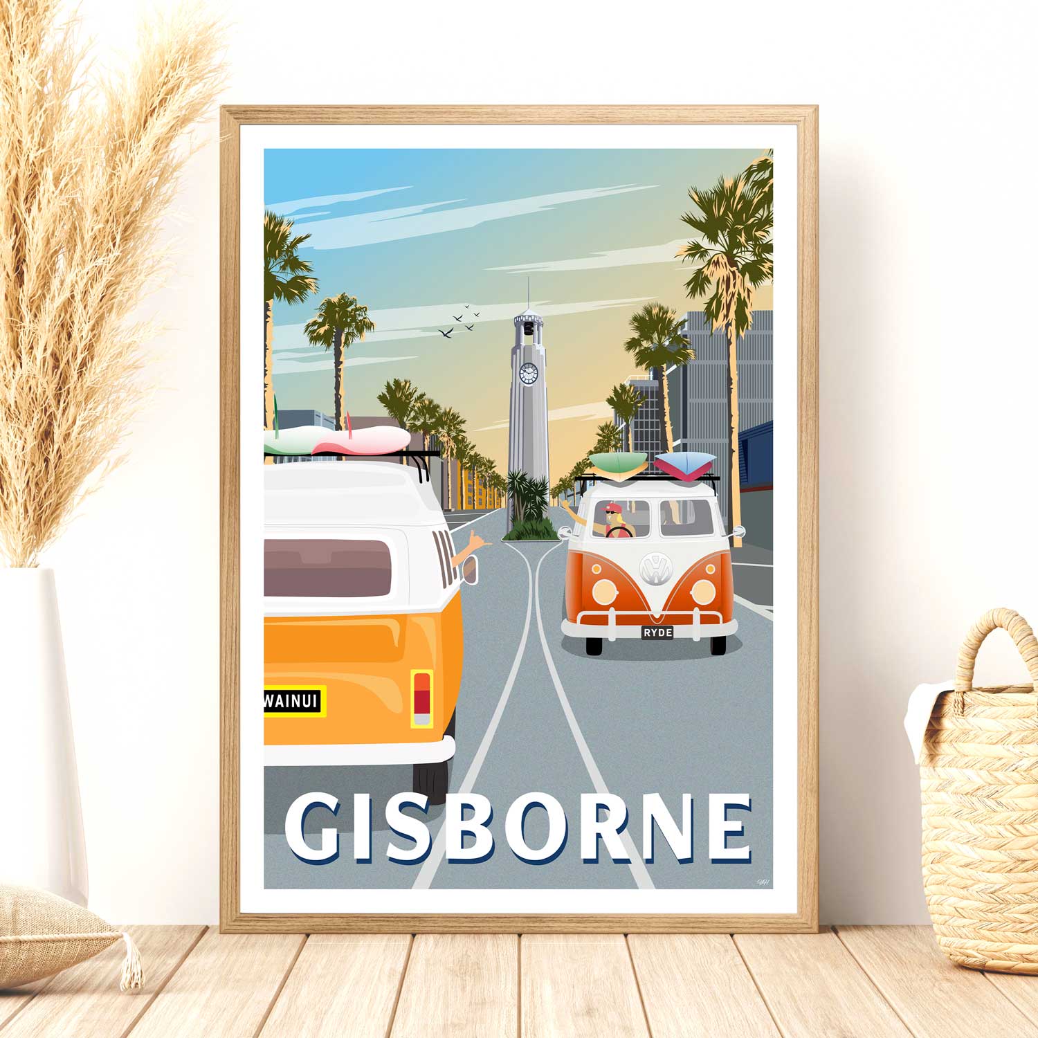 Gisborne - GIS – Viva Travel Posters