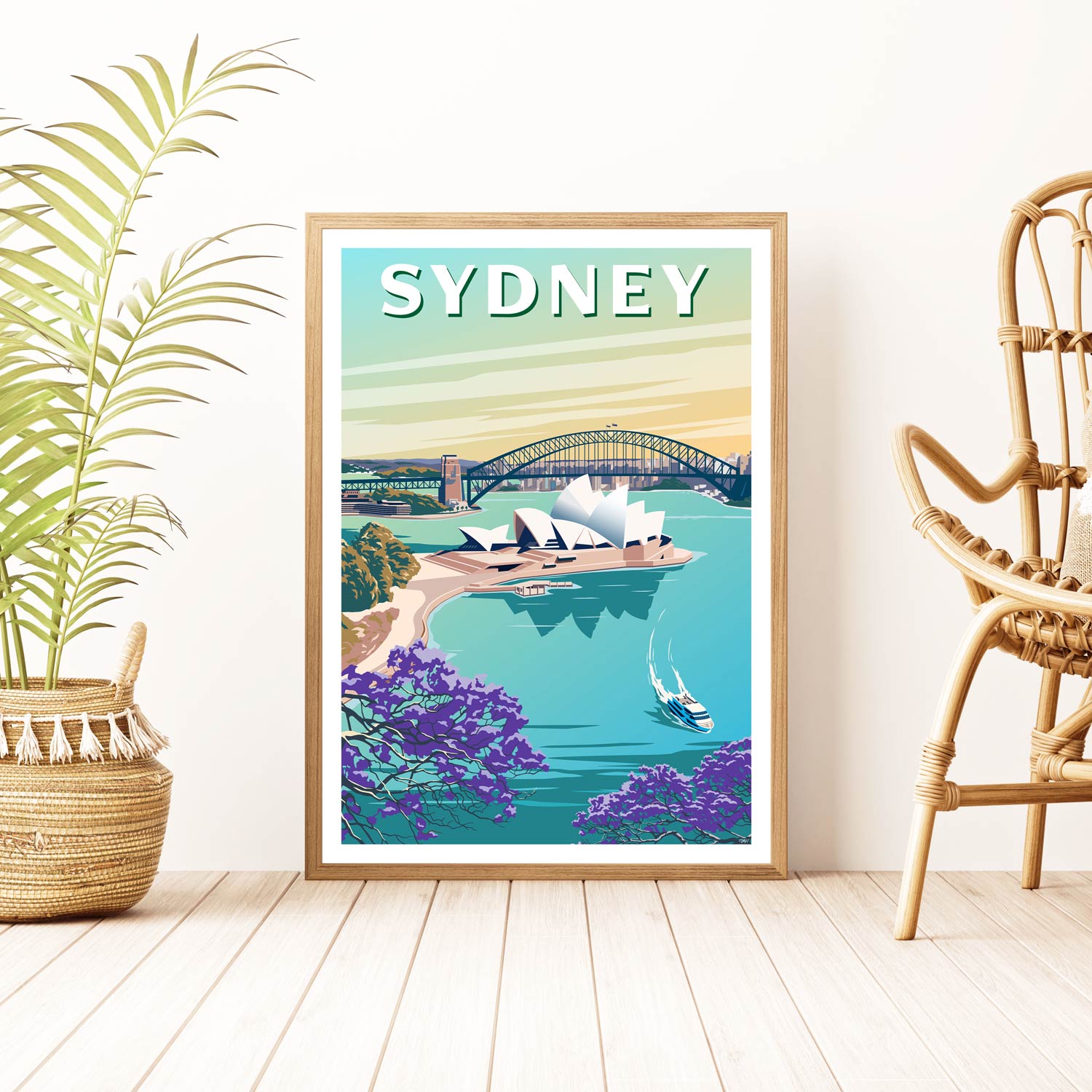 Sydney Travel Poster, Australia – VivaHome